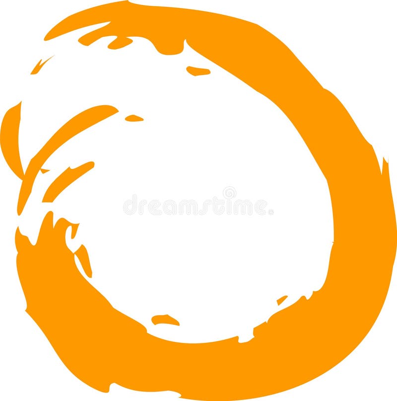Circle Drawing Doodle stock vector. Illustration of stroke - 309788167