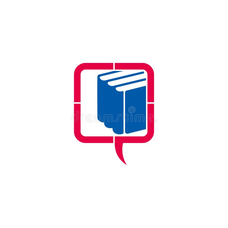 Circle Education Process Bubble Talk Book Symbol Logo Vector Stock ...