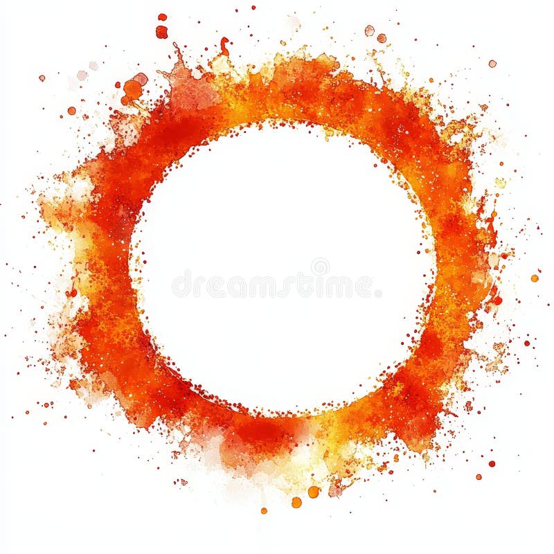 The Circle of Effect Has a Colorful and Exploding Effect Isolated on a ...