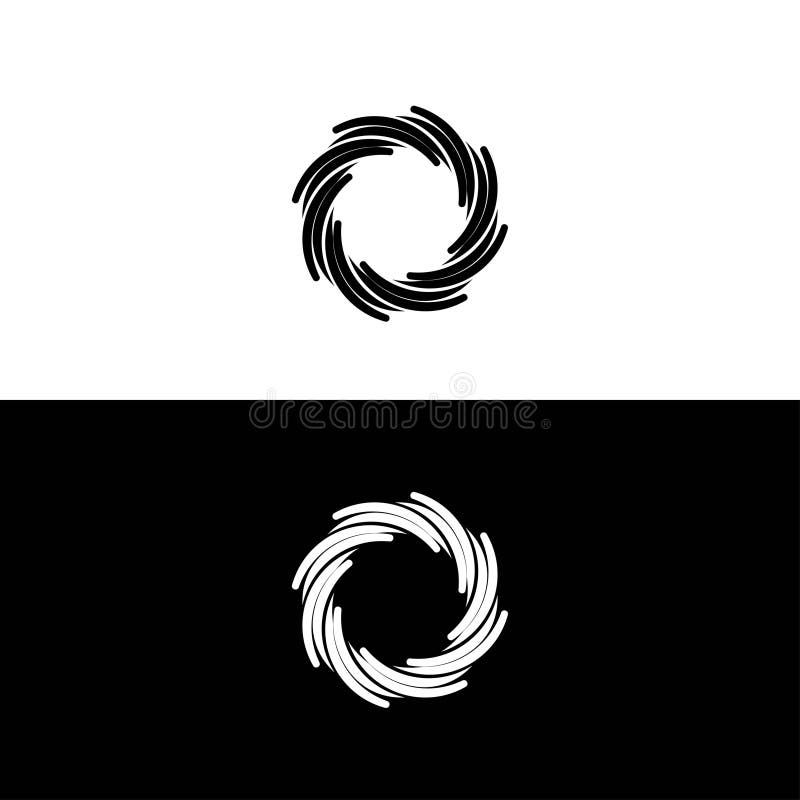 Circle Ellipse Vector Logo Design . Circle Icon Stock Vector ...