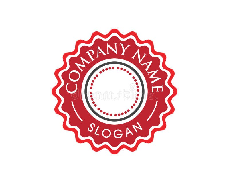 Circle Emblem Illustration Design Stock Vector - Illustration of logo ...