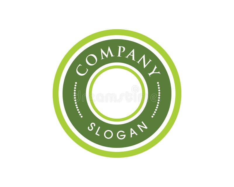 Circle Emblem Illustration Design Stock Vector - Illustration of logo ...