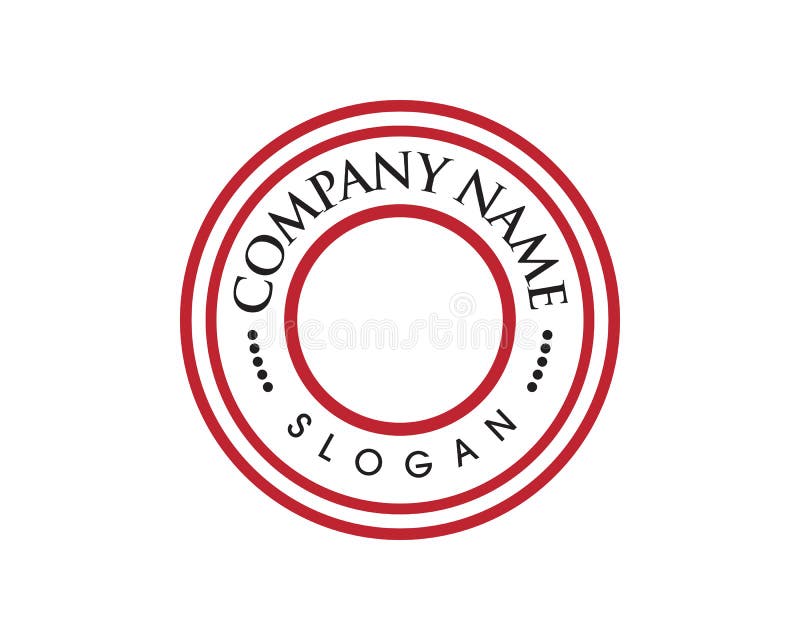 Circle Emblem Illustration Design Stock Vector - Illustration of logo ...