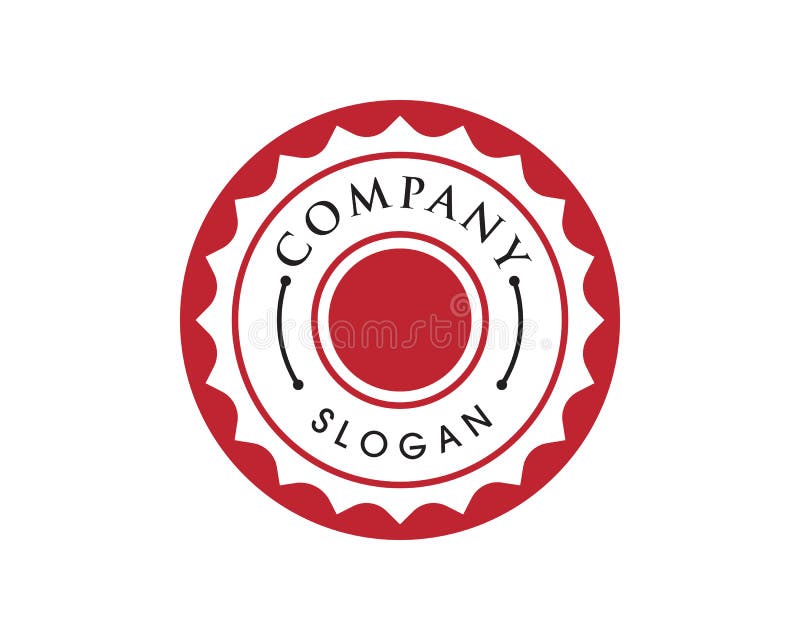 Circle Emblem Illustration Design Stock Vector - Illustration of ornate ...