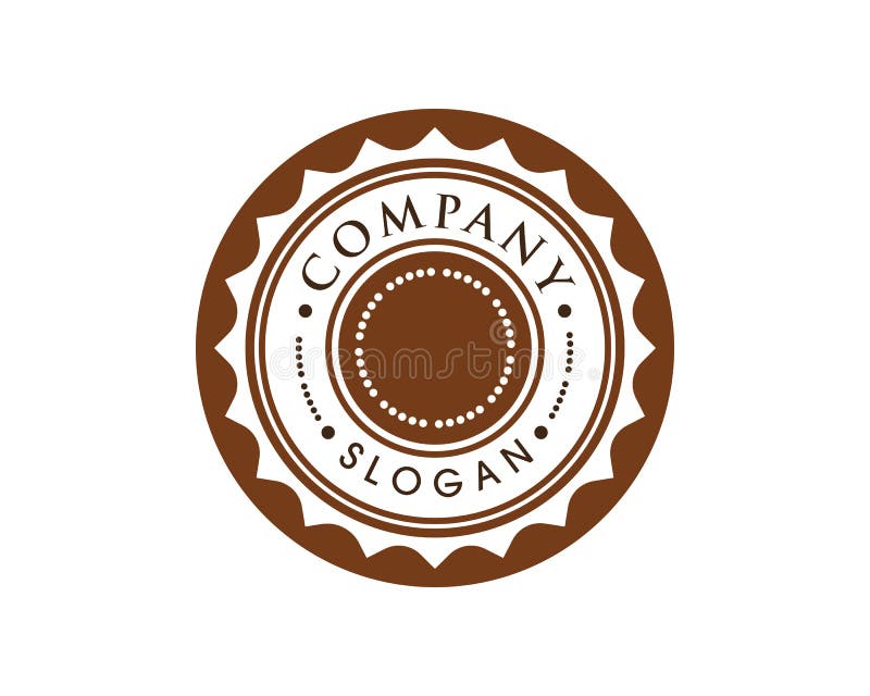 Circle Emblem Illustration Design Stock Vector - Illustration of stamp ...