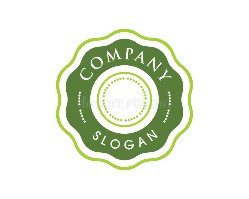 Circle Emblem Illustration Design Stock Vector - Illustration of logo ...