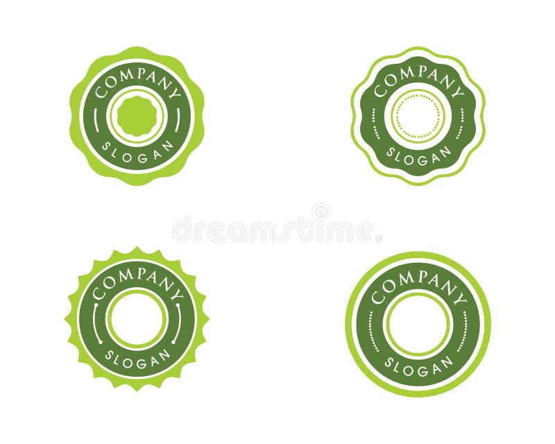 Circle Emblem Illustration Design Stock Vector - Illustration of logo ...