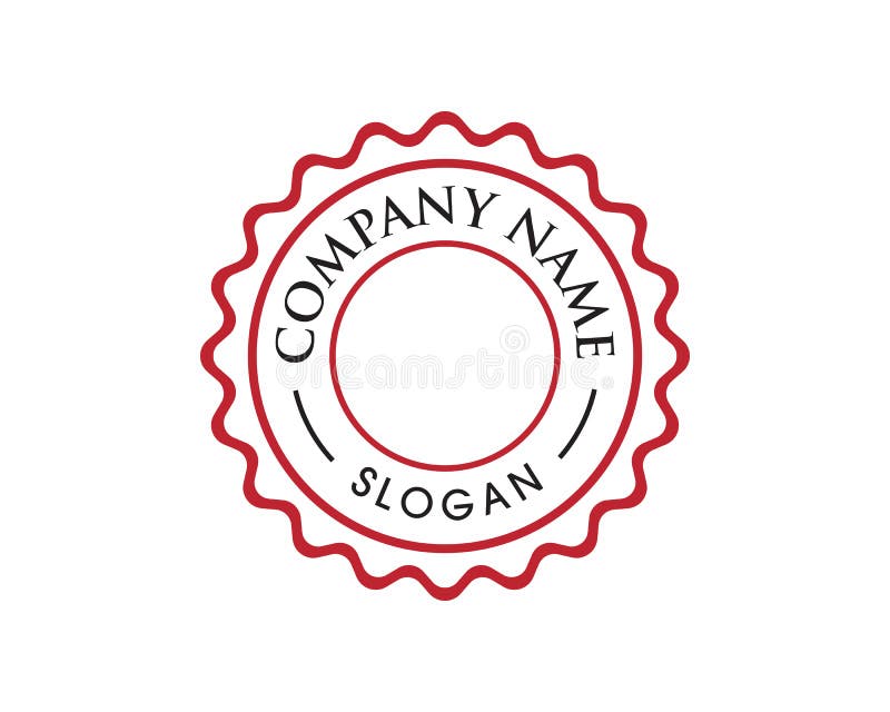 Circle Emblem Illustration Design Stock Vector - Illustration of logo ...