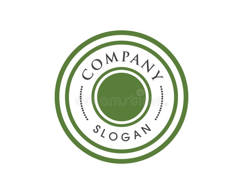 Circle Emblem Illustration Design Stock Vector - Illustration of logo ...