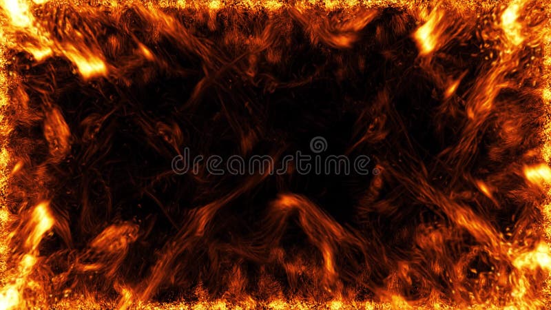 Circle of fire stock video. Video of danger, hell, flame - 268262791