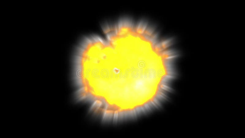 Circle Fire Flame Burning with Ray Animation Stock Video - Video of ...