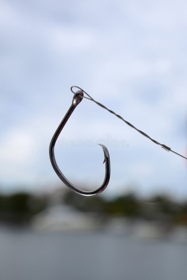 Circle fish hook stock image. Image of lure, line, angler - 34079081