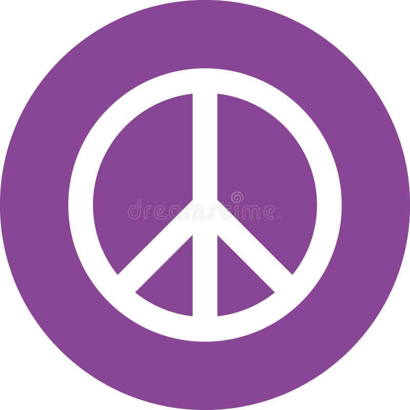 Circle Flag of PEACE MOVEMENT Stock Vector - Illustration of community ...