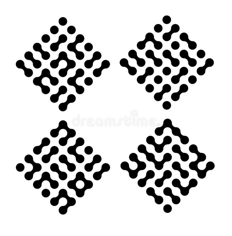 Circle Fluid Transition Logo. Integration Abstract Symbol. Circles ...