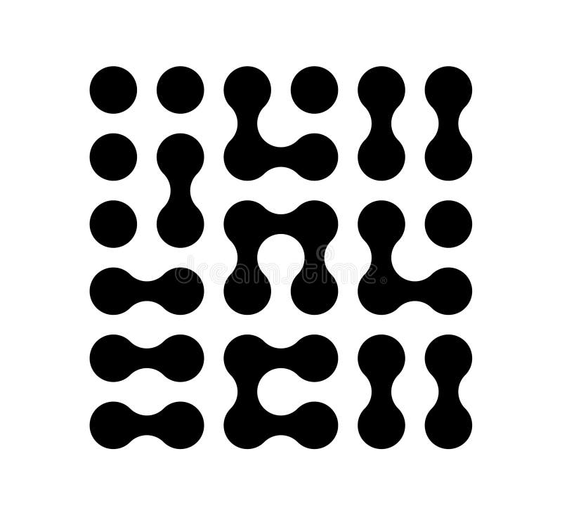 Circle Fluid Transition Logo. Integration Abstract Symbol. Circles ...