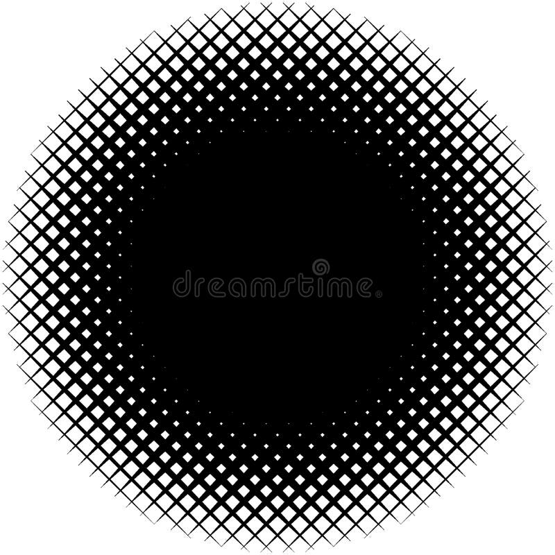 Circle Form Grid, Mesh. Intersected Strips Geometric Circle Element ...