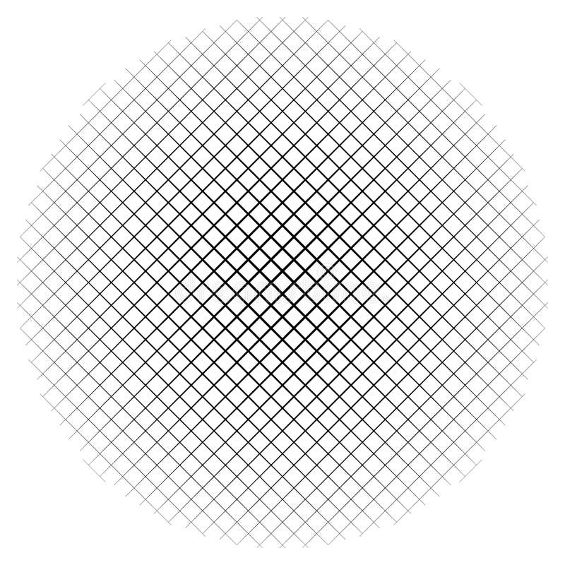 Circle Form Grid, Mesh. Intersected Strips Geometric Circle Element ...