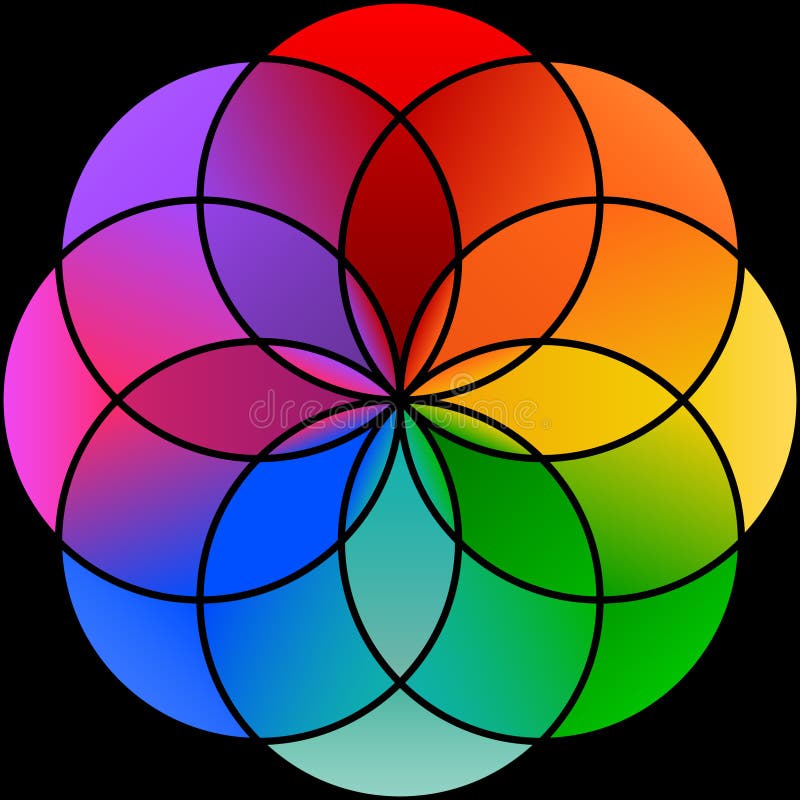 Circle Forms Background stock vector. Illustration of black - 86555023