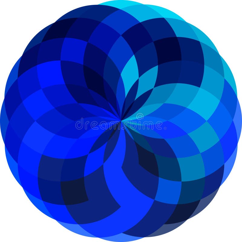 Circle Forms Background stock vector. Illustration of retro - 86555048