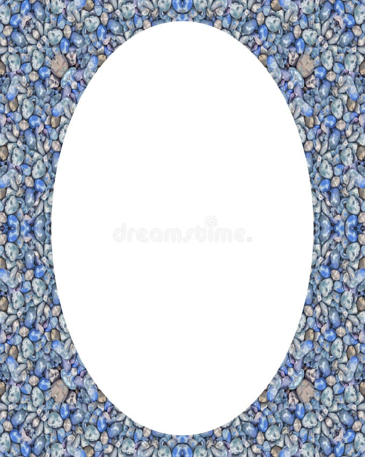 Circle Frame Background with Decorated Borders Stock Illustration ...