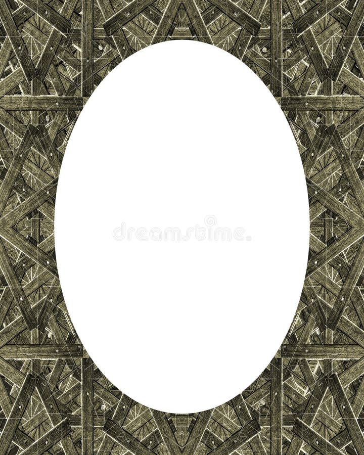 Circle Frame Background with Decorated Geometric Borders Stock ...