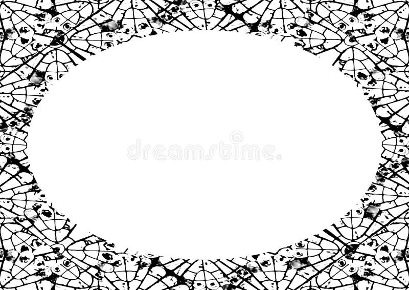 Circle Frame Background with Decorated Rounded Borders Stock ...