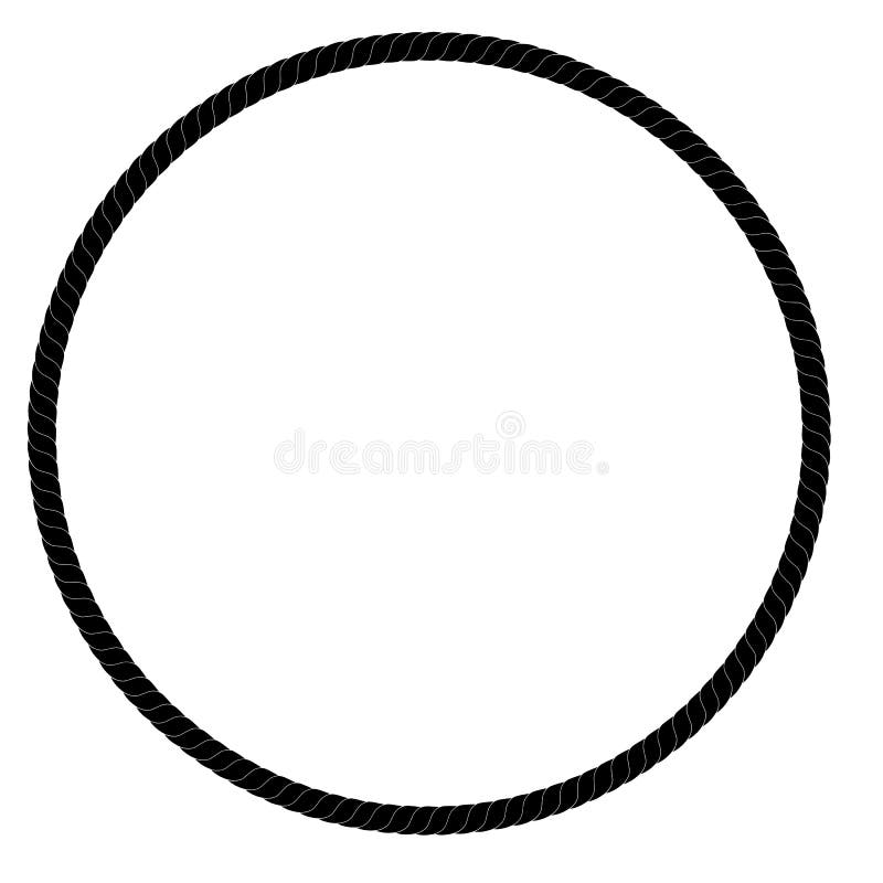 Circle Rope Black White Stock Illustrations – 3,050 Circle Rope Black ...