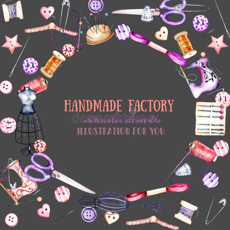 Sewing Border Stock Illustrations – 6,299 Sewing Border Stock ...