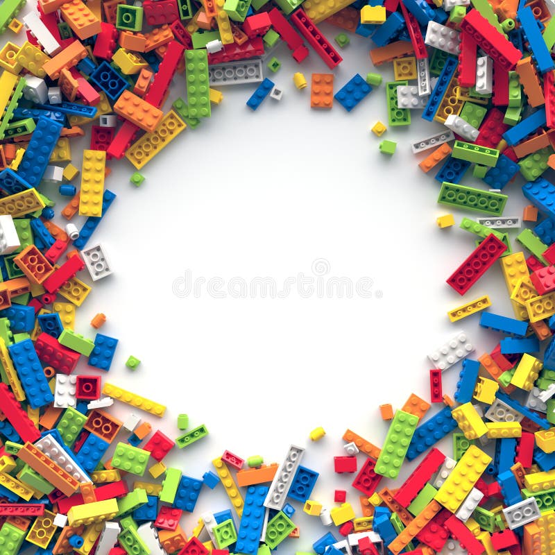 Lego Bricks Border Clipart