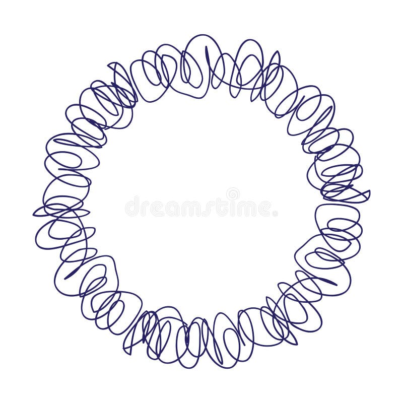 Circle frame-07 stock vector. Illustration of linear - 213938656
