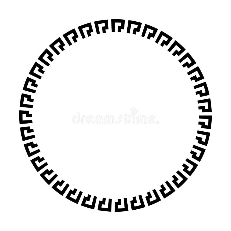 Circle Frame Round Border Design Shape Icon for Decorative Vintage ...