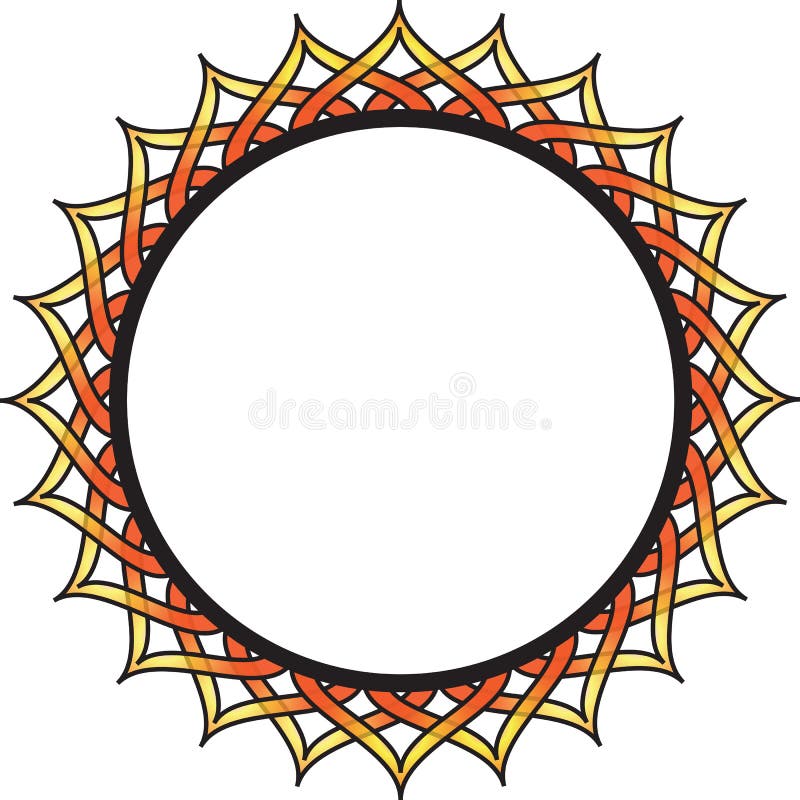 Circle Frame stock vector. Illustration of concept, orient - 51749351