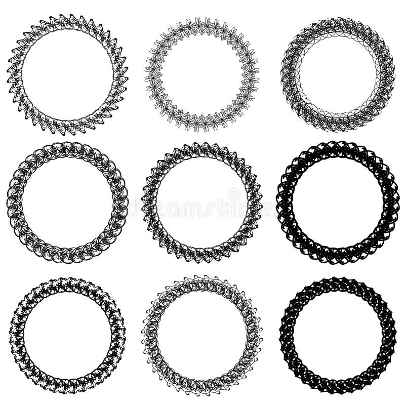 Circle Frames stock vector. Illustration of antique, message - 56994431