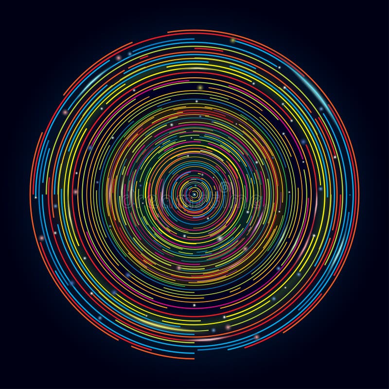 Circle Future Design, Digital Concept Banner, Vector Stock Vector ...