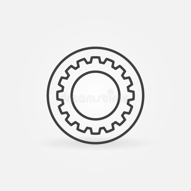 Circle Gear Target Concept Design. Symbol Graphic Template Element ...