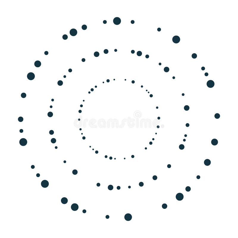 Circle Geometric Frames or Borders that Formed by Circle Stock Vector ...