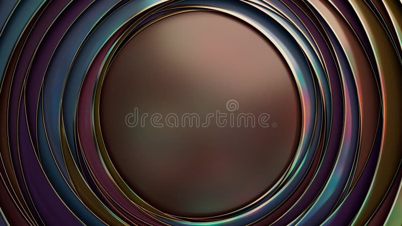 Circle Geometric Luxury Gold Background, 4k Resolution, Spin Object ...