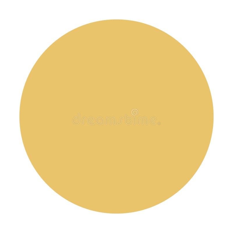 Circle Geometric Shape Element Symbol for Preschool Education for Kids ...