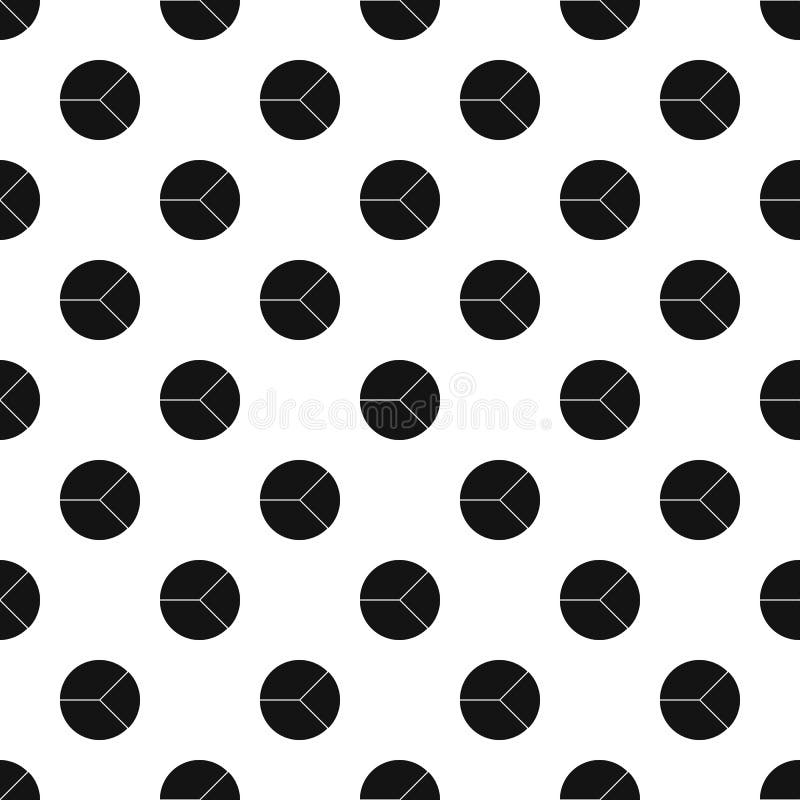 Circle Graph Pattern Repeat Vector Stock Vector - Illustration of ...
