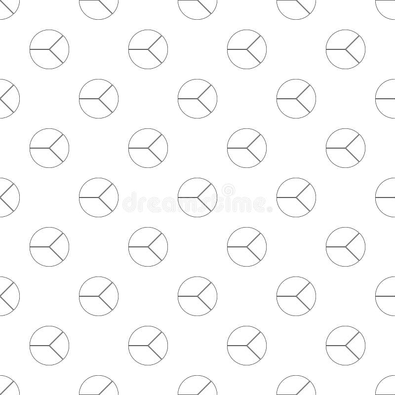 Circle Graph Pattern Vector Seamless Stock Vector - Illustration of ...