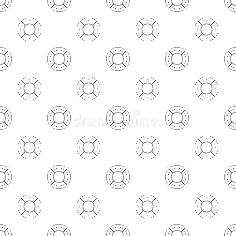 Circle Graph Pattern Vector Seamless Stock Vector - Illustration of ...