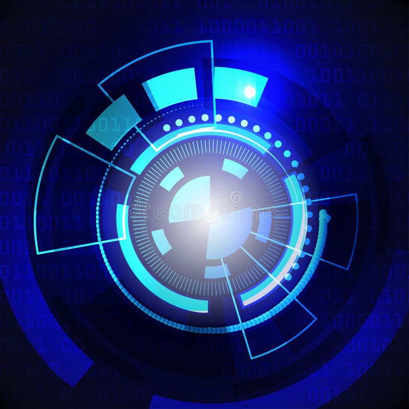 Circle graphic technology stock vector. Illustration of history - 66047314