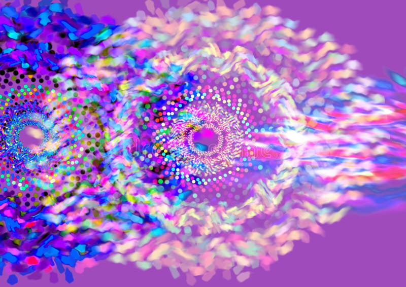 Circle Grid Wave.Abstract Colorful Particle Grid with Bokeh Stock Photo ... Circle Grid Wave.Abstract Colorful Particle Grid with Bokeh Stock Photo ...