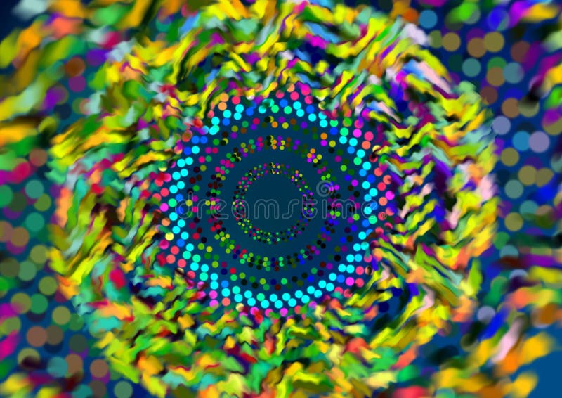 Circle Grid Wave.Abstract Colorful Particle Grid with Bokeh Stock Photo ... Circle Grid Wave.Abstract Colorful Particle Grid with Bokeh Stock Photo ...