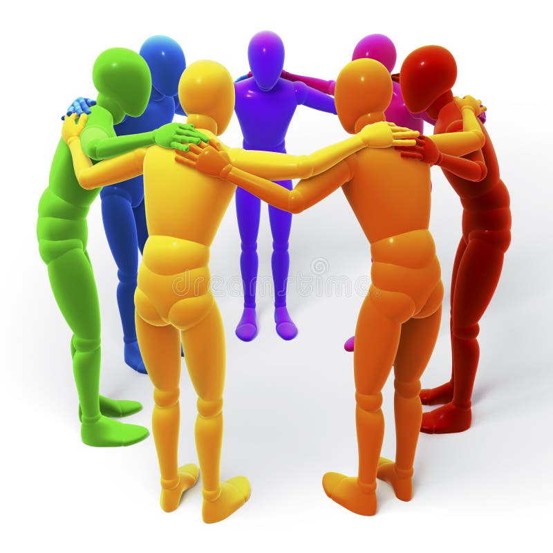 Multi-talented team stock illustration. Illustration of assistance ...