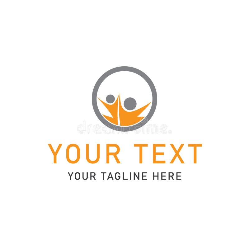 Circle of Growth and Connection Stock Illustration - Illustration of ...