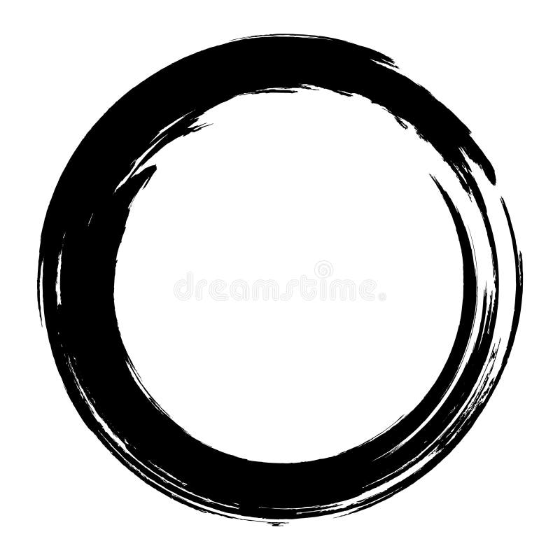 Distressed Circle, Grunge Frame. Seal. Design Element Stock Vector ...