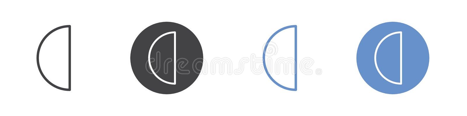 Semi Circle Outline Stock Illustrations – 266 Semi Circle Outline Stock ...