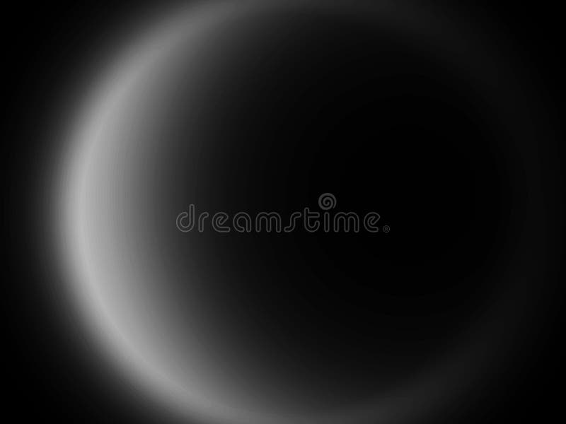Circle Half Moon Half Moon White Beautiful Bright Black Background ...