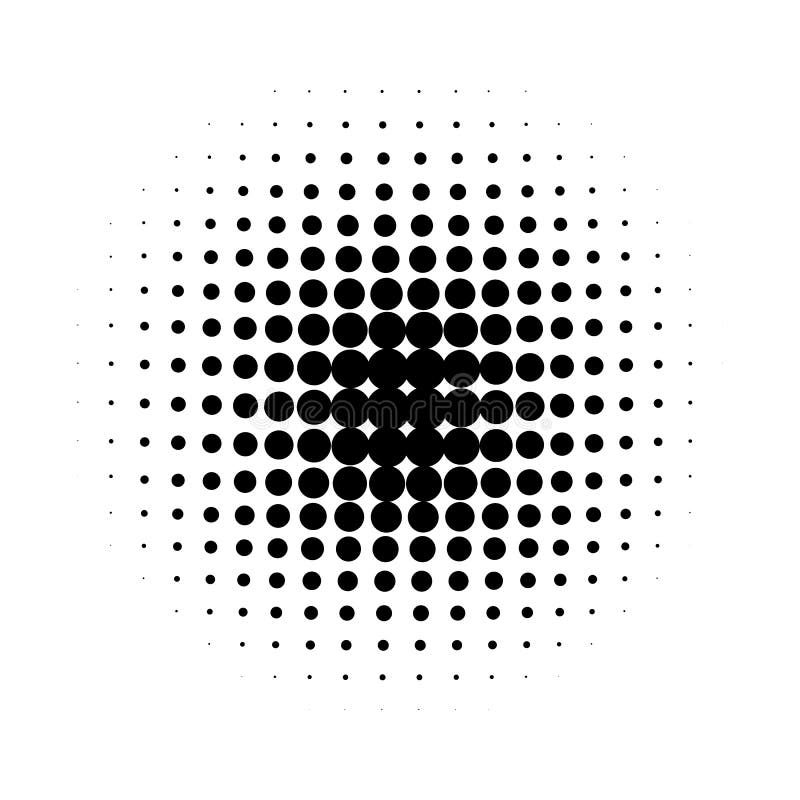 Circle Halftone Pattern / Texture. Monochrome Halftone Dots. Flecks ... Circle Halftone Pattern / Texture. Monochrome Halftone Dots. Flecks ...